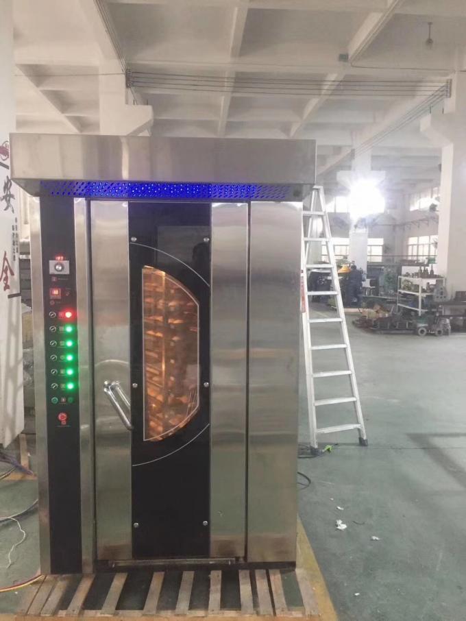 Electric 16 Tray Gas Rotary Oven Industrial Commercial Rotary ...