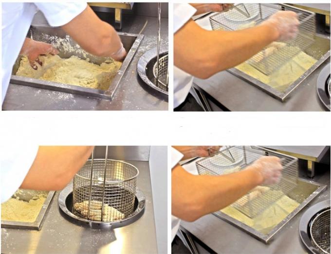 Restaurant Kitchen Equipment Manual Breading Table / KFC Wrapping ...
