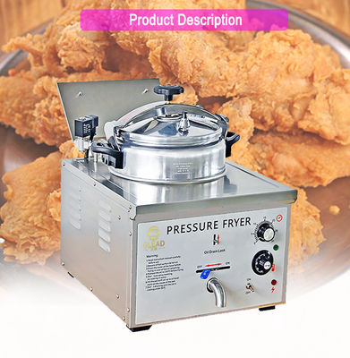 16L Capacity Fried Chicken Stove 3 Kw Power Commercial Hotel Equipment ...