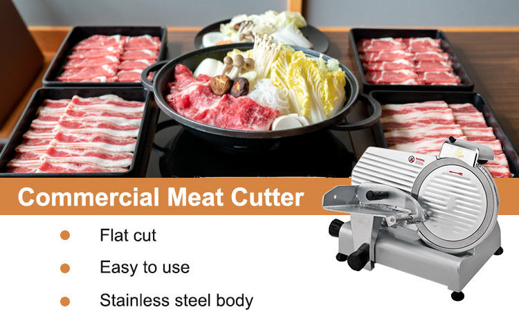 Commercial Meat Slicer GL-MS250ST 16.5Kw Heavy Duty Electric Meat ...
