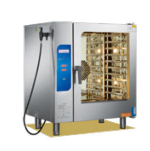 Stainless Steel Combi Steam Oven 220V-240V Roasting Steaming Equipment ...