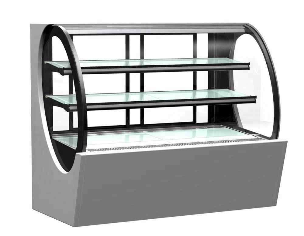 Commercial Cake Display Showcase Glass Bakery Display Cabinet ...