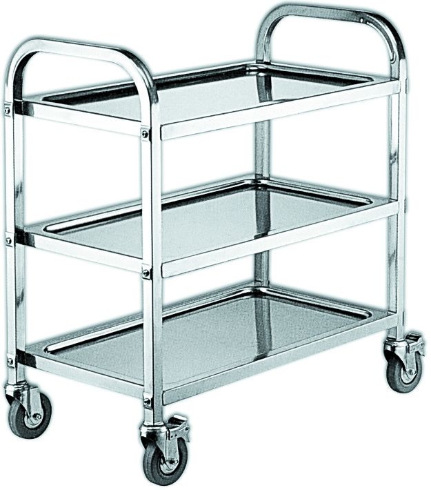 Restaurant Mobile Bakery Rack Trolley With SS Hot Pot Cart Or Dining Cart